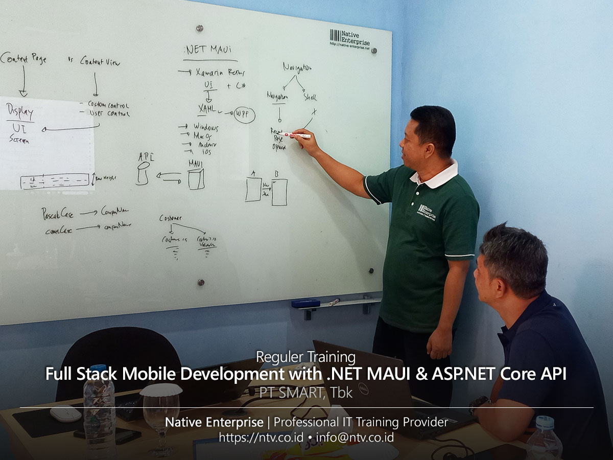 Training "Full Stack Mobile Development with .NET MAUI & ASP.NET Core API" bersama PT SMART, Tbk ...