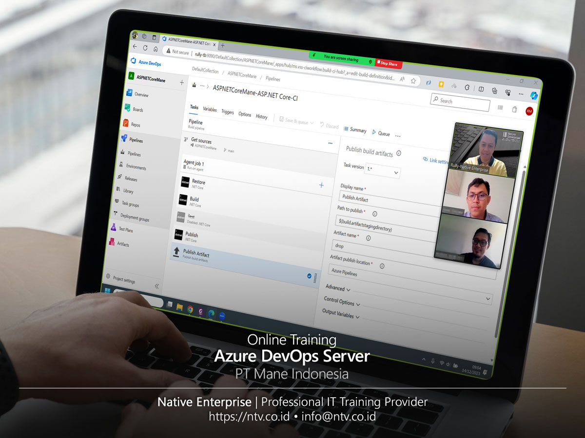 Online Training "Azure DevOps Server" bersama PT Mane Indonesia ...